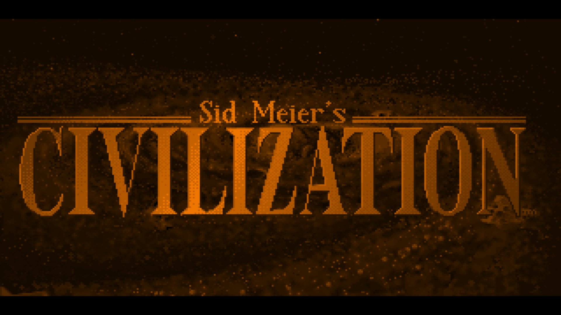 The beauty of computer games on Amber screens