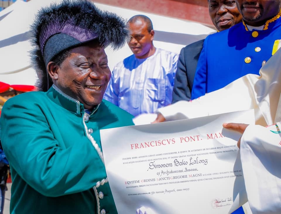 A Nigerian politician implied the pope supports his politics. After ...