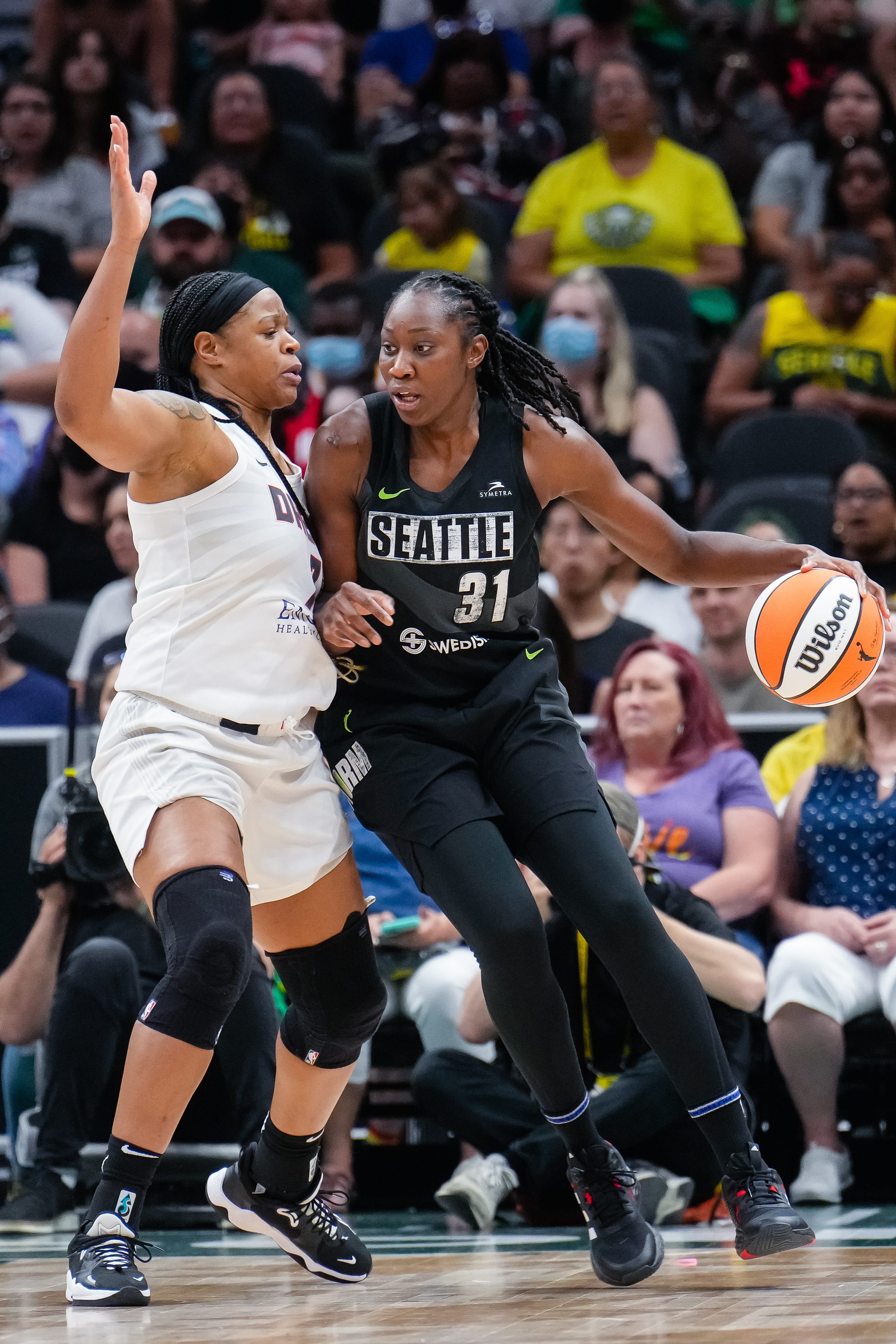 Historic night for Tina Charles as the Storm win 82-72 over the Atlanta ...