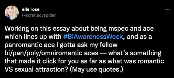 Being Ace and Bi, Pan, Omni, or Poly: An Exploration