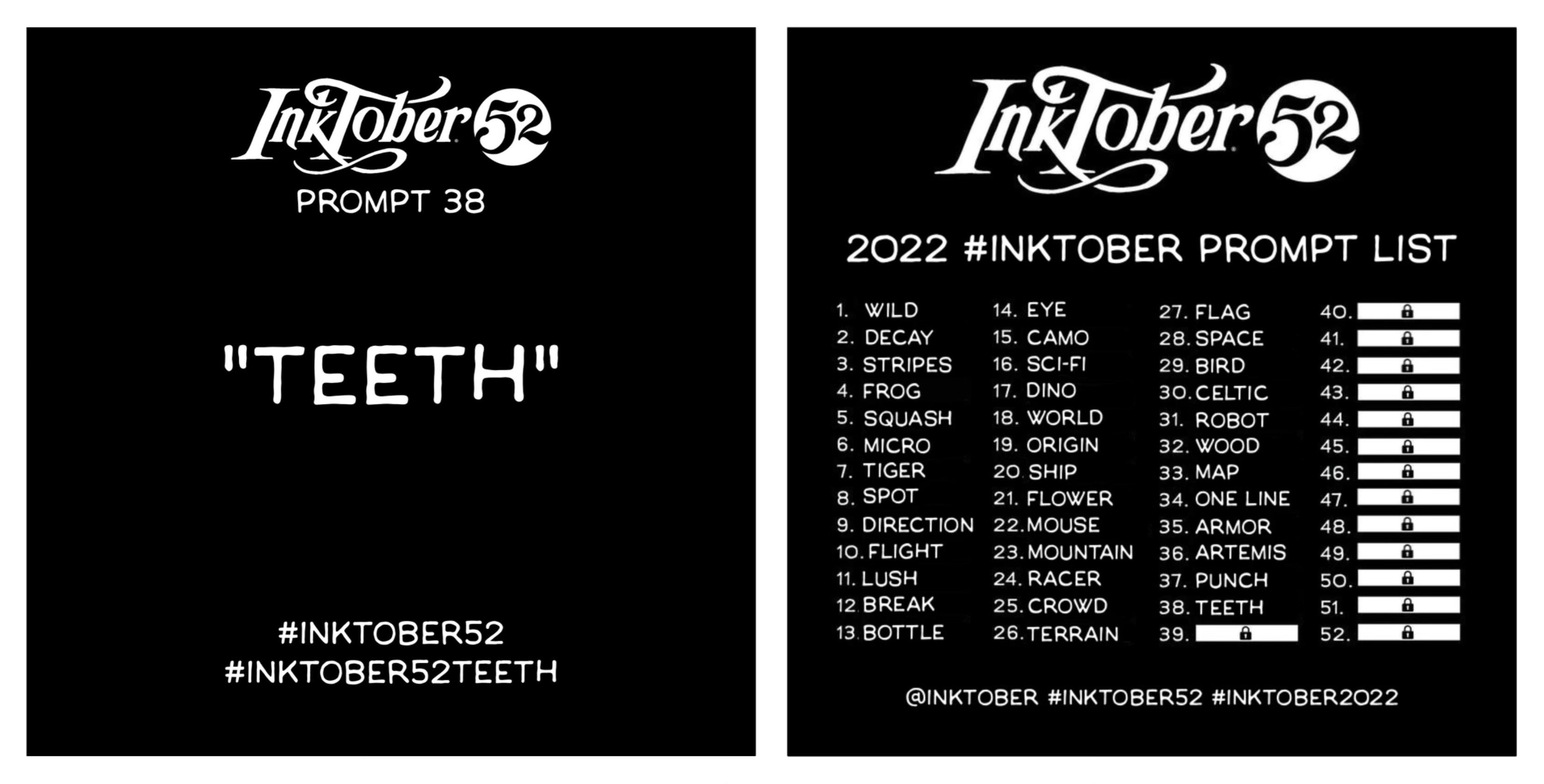 Sink Your Teeth Into This Prompt! - The Inktober Newsletter