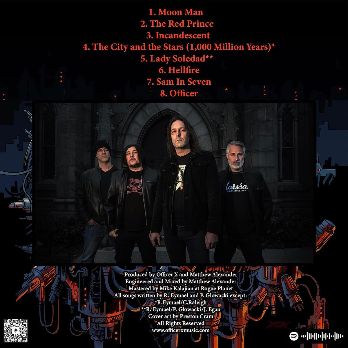 Officer X conjure up a heavy storm on debut album ‘Hell Is Coming’