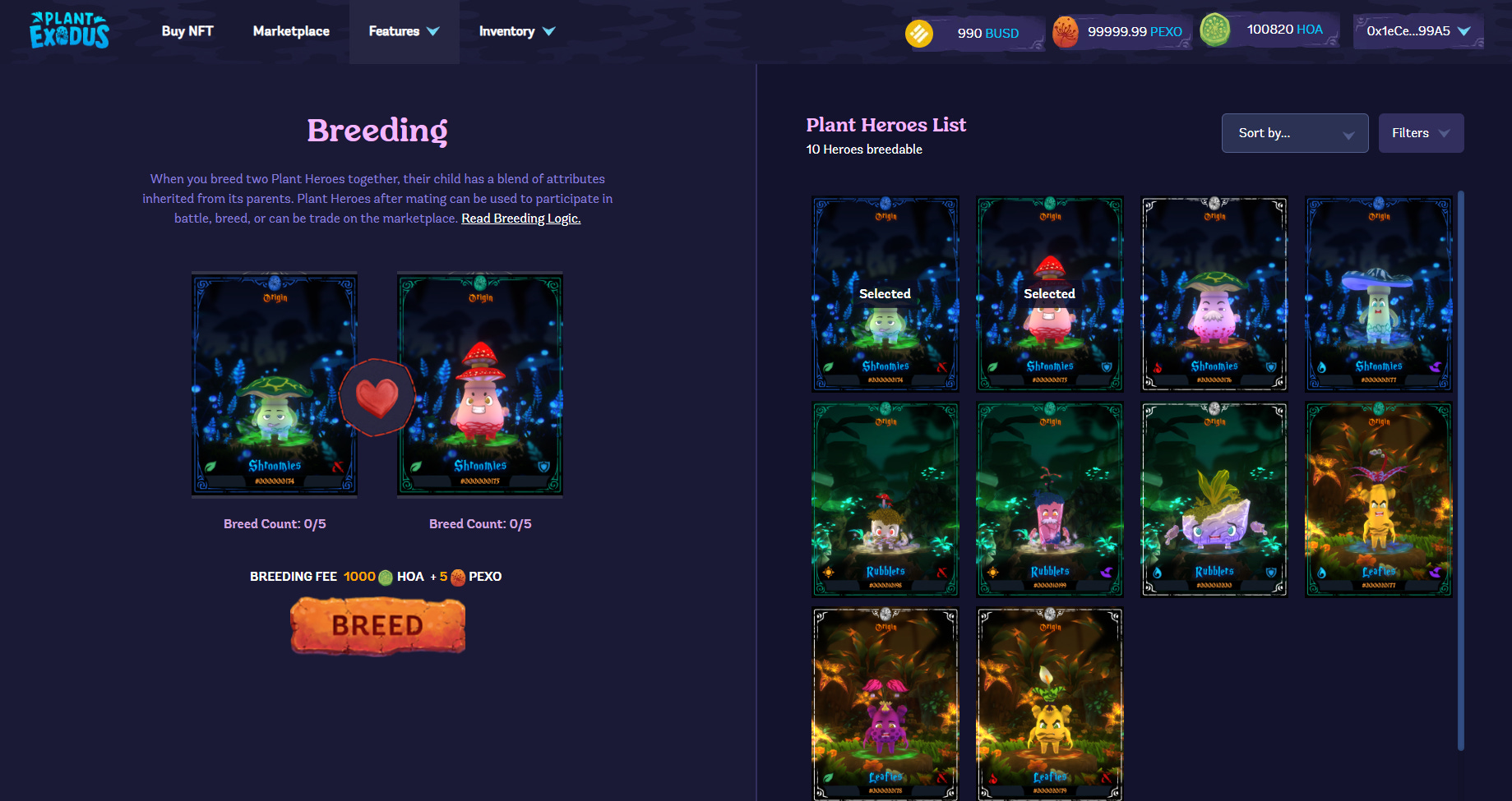 Plant Exodus Breeding System Walkthrough! - Plant Exodus