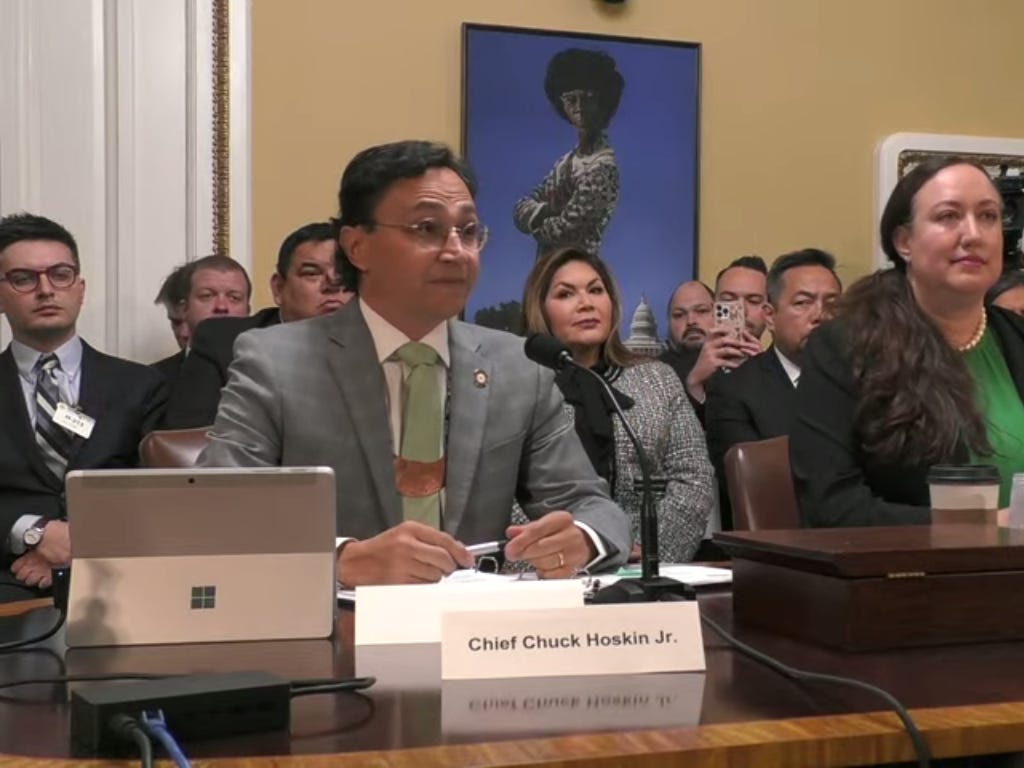 Five tribes make treaty claims for U.S. House representation