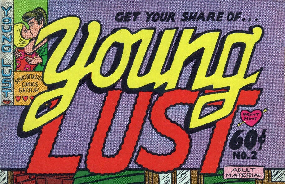 Young Lust in the Early 1970s - by Jon Kinyon