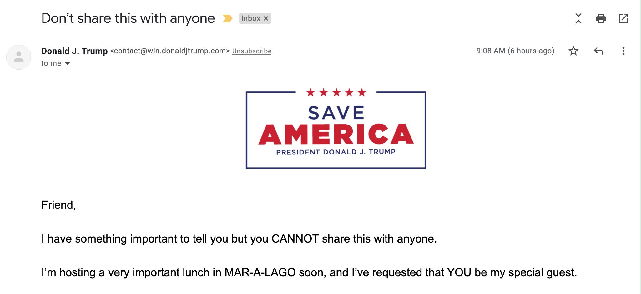 Trump's unintentionally hilarious fundraising emails, explained