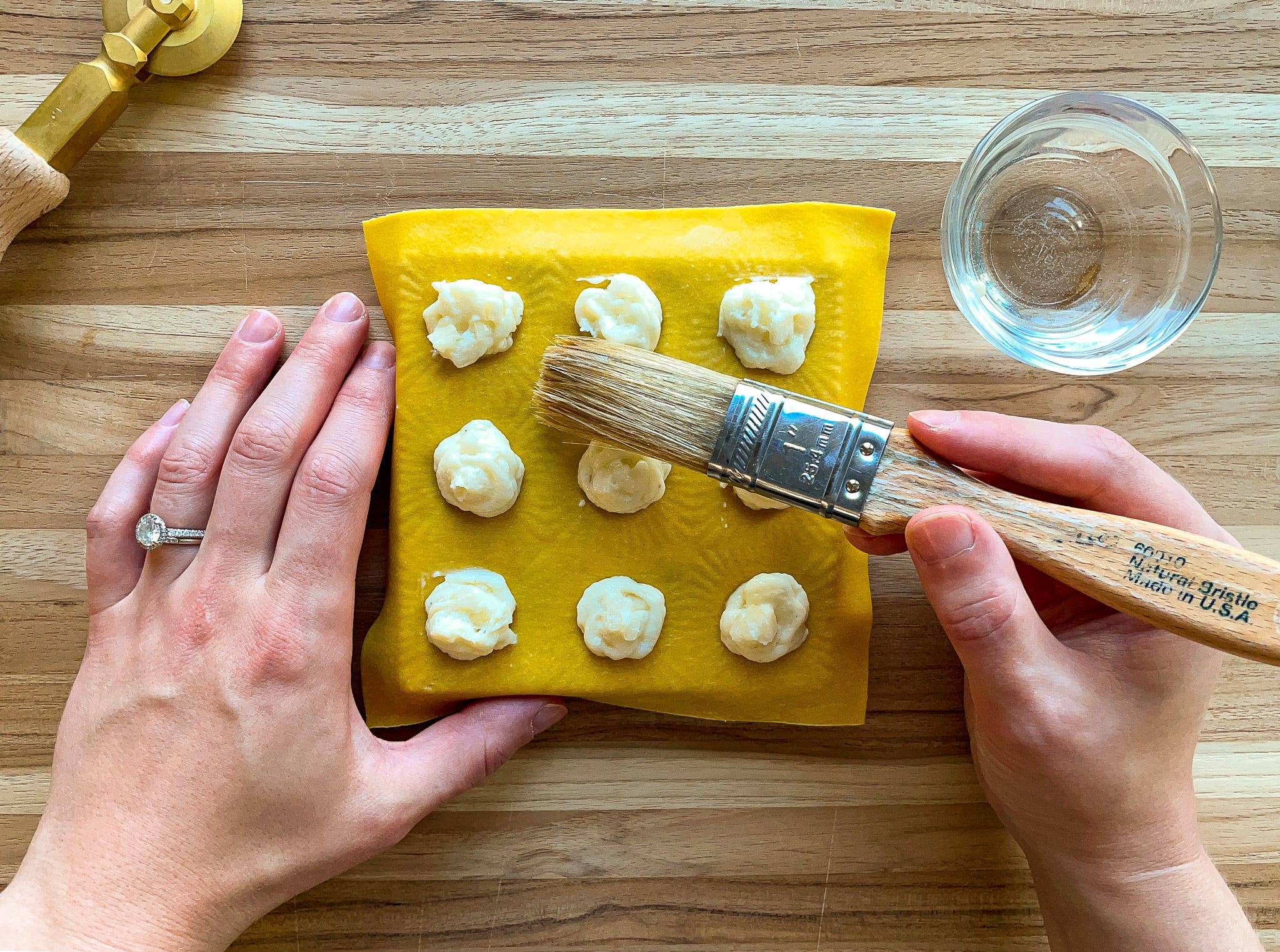 pear & pecorino ravioletti - by Meryl Feinstein