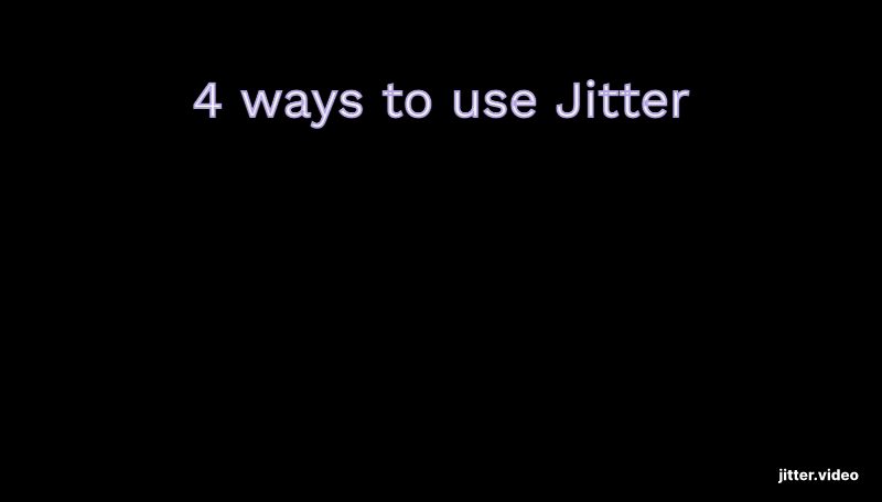 Jitter: Use this free tool to create catchy visualizations for social