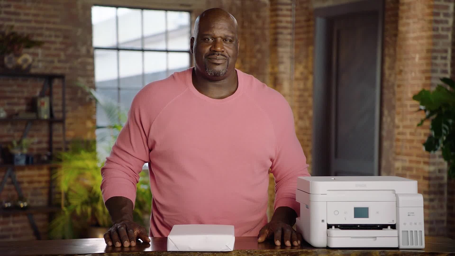 Why is Shaquille O'Neal Selling Me Printer Ink?