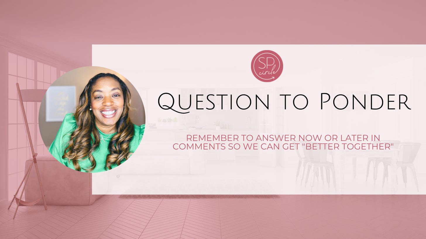 What does Sunday Planning mean to you? - by Retha Nichole