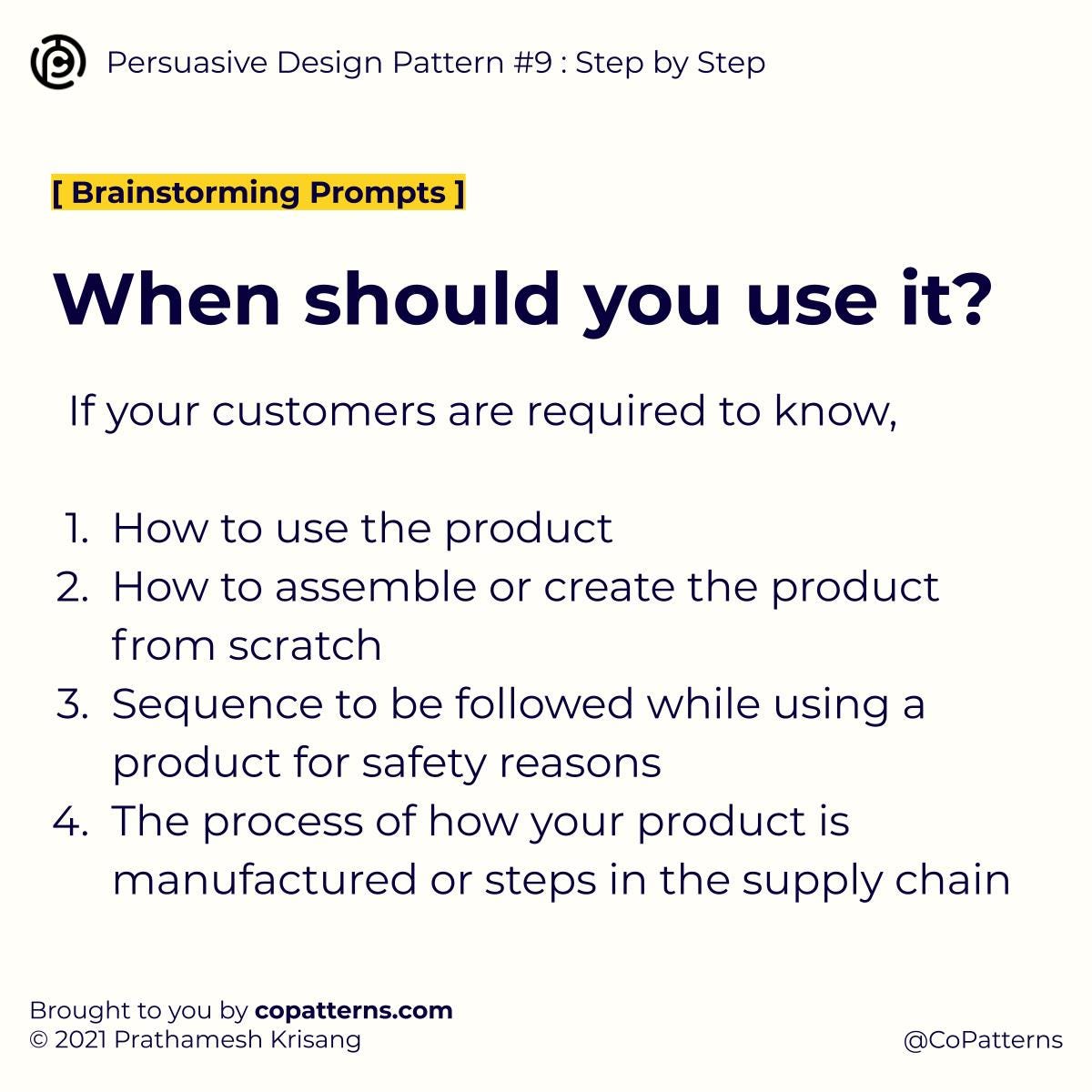 Persuasive Design Pattern 9 Step By Step