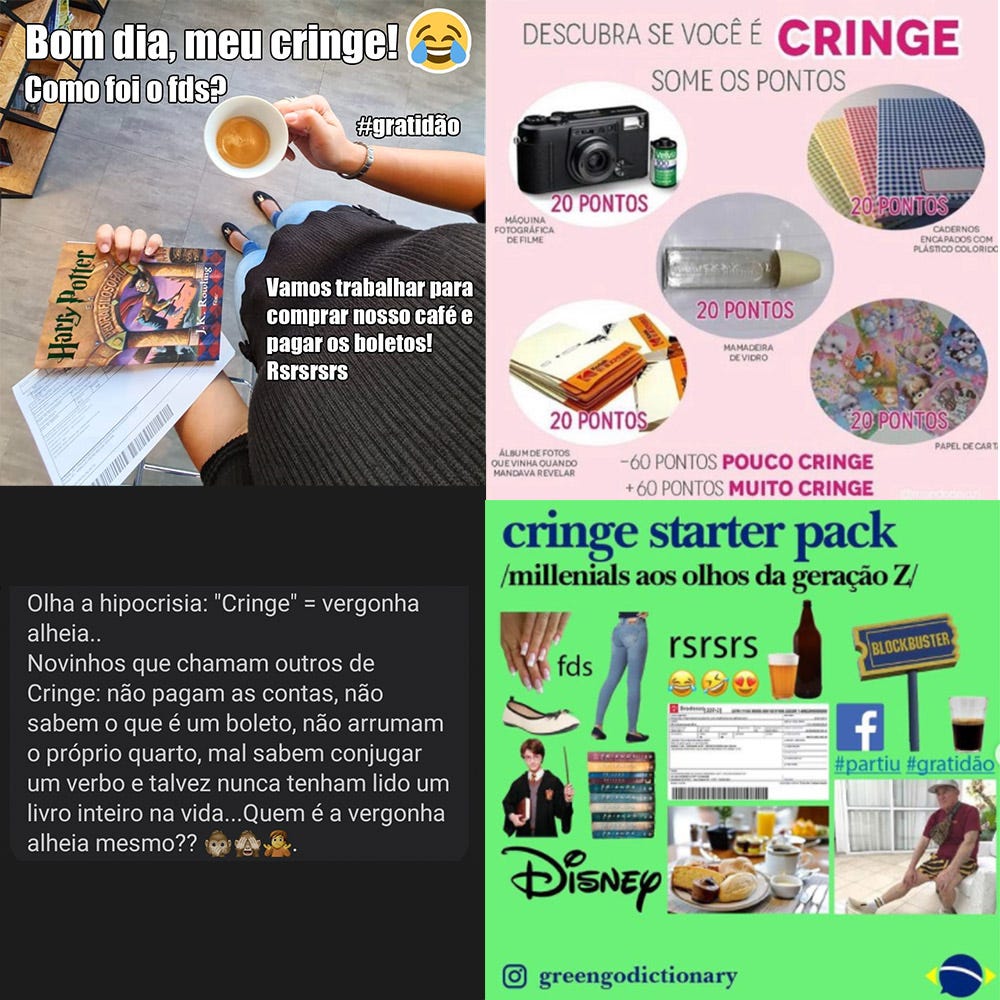 Responda rápido: você é Cringe? 😂 - by Eliane Terrataca