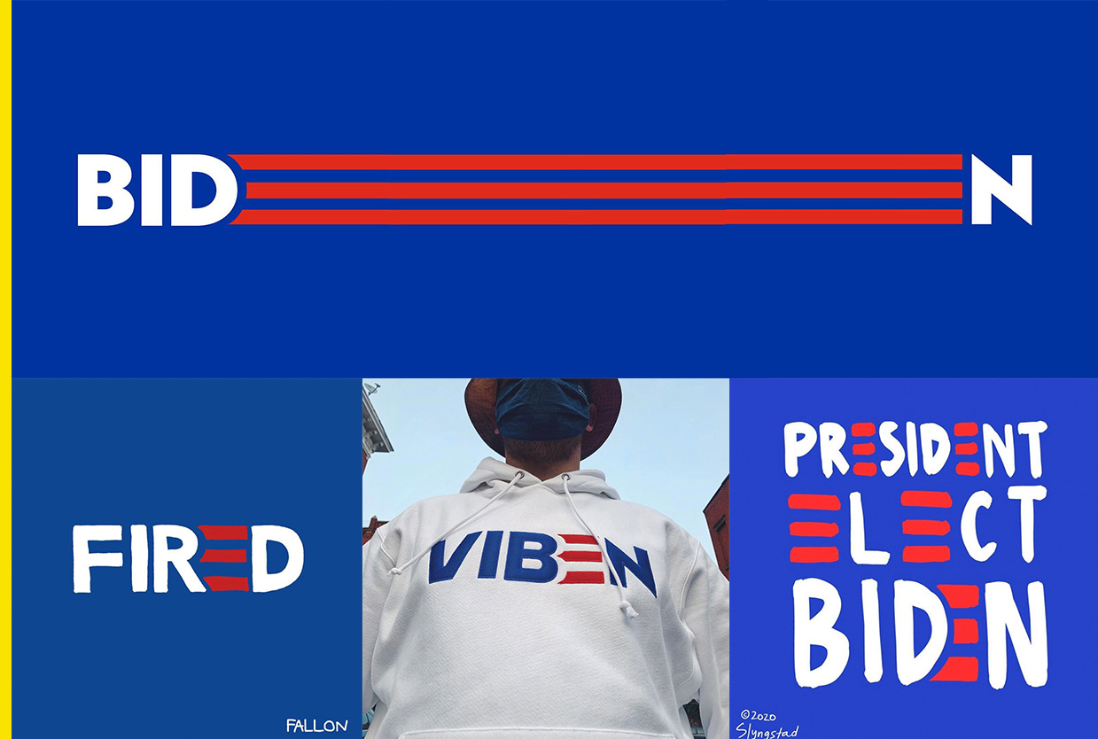 Wild colors and lots of gradients: How the Biden design team finished ...