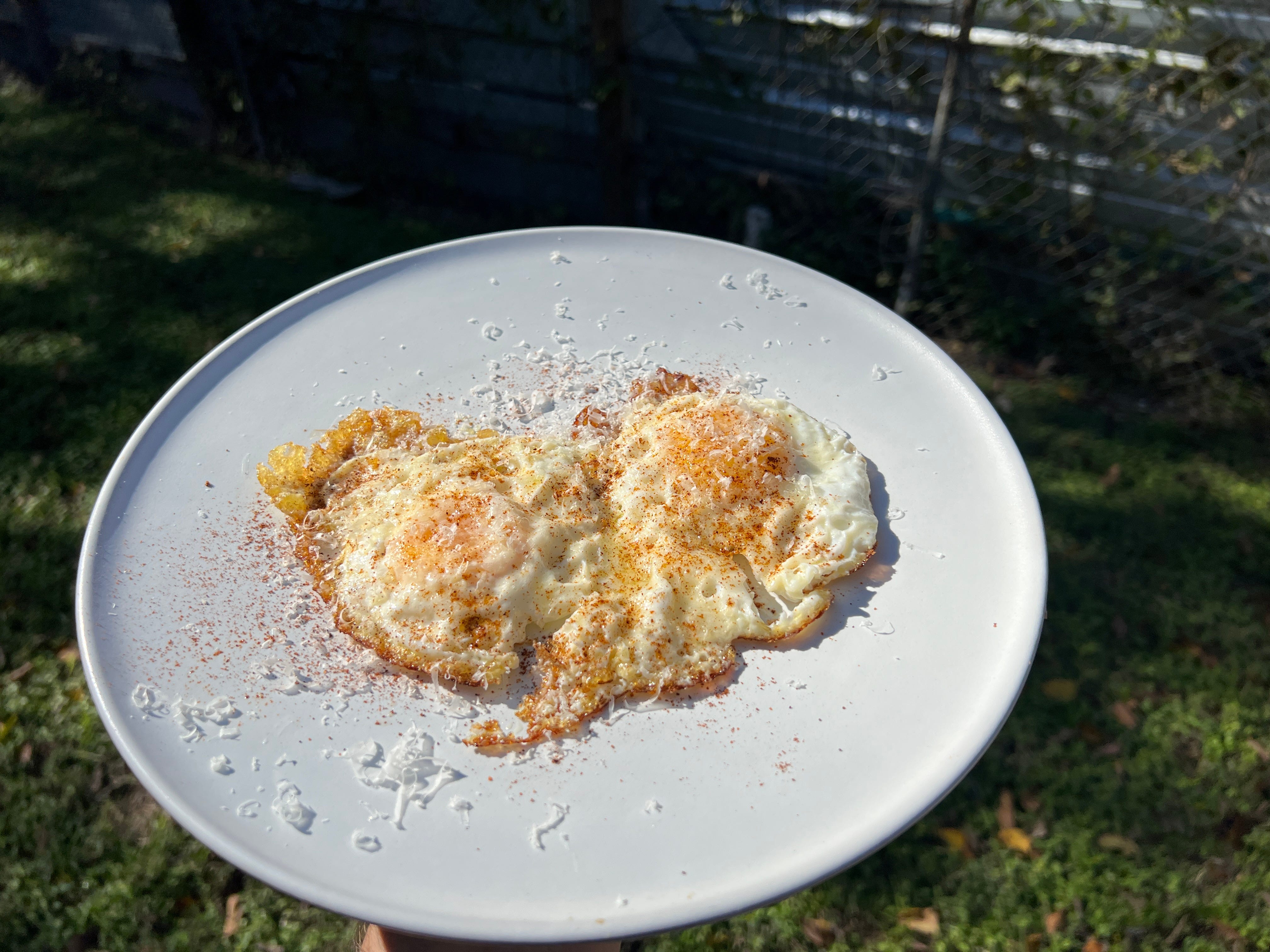 Crispy Fried Eggs - by Myles Snider - MYLES COOKS