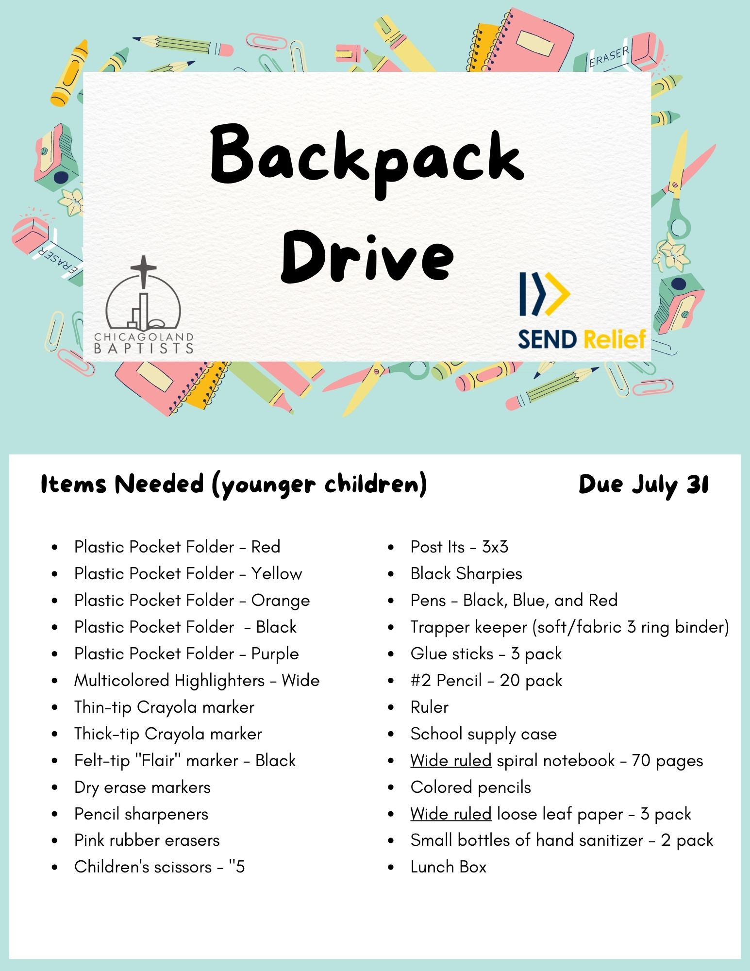 Backpacks for Refugees - Things to Know