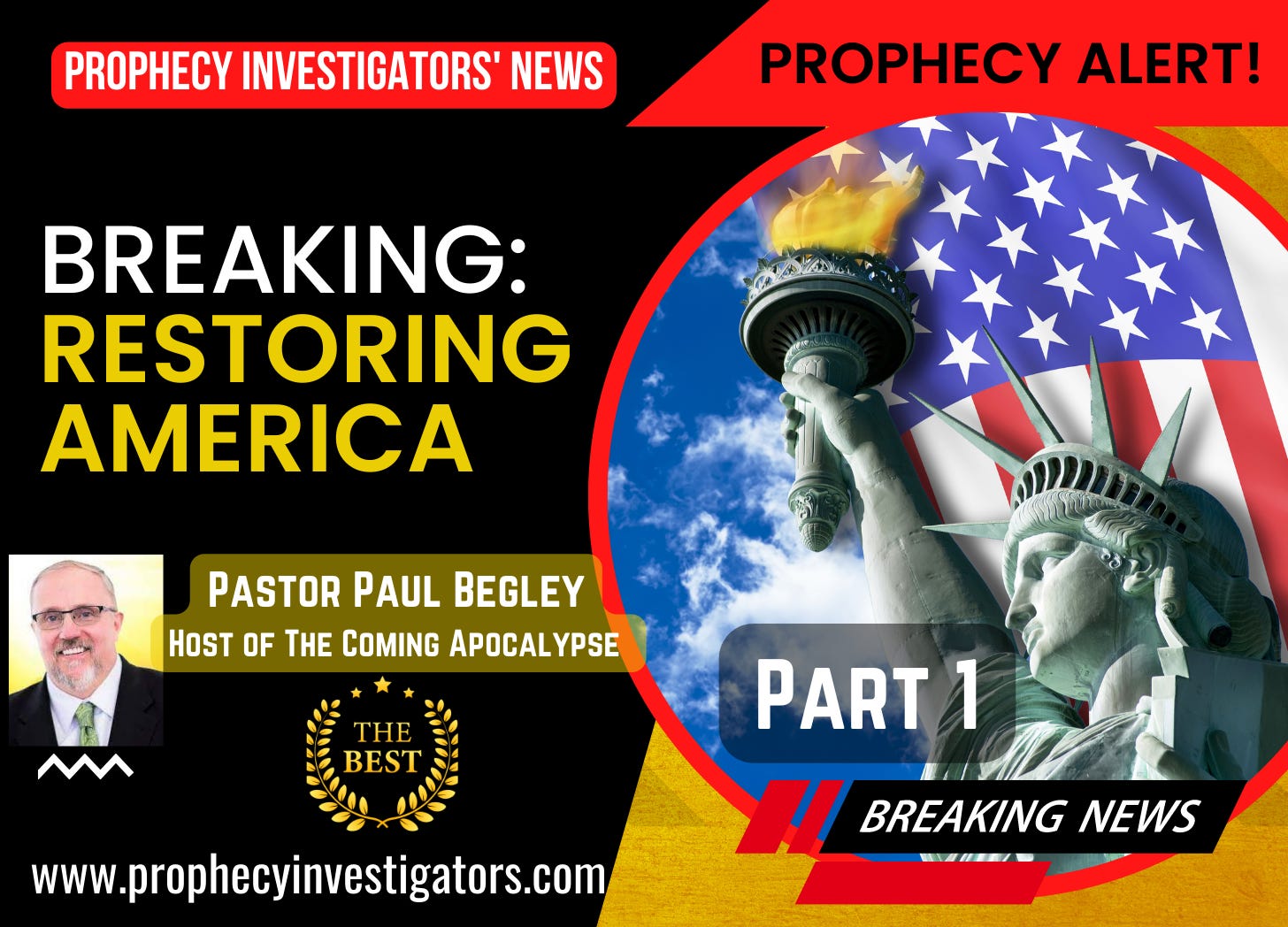 Breaking: "Restoring America" (Part 1) - by Troy Anderson