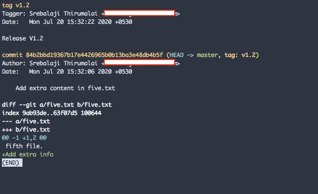 Git tagging - A brief guide - by Srebalaji Thirumalai