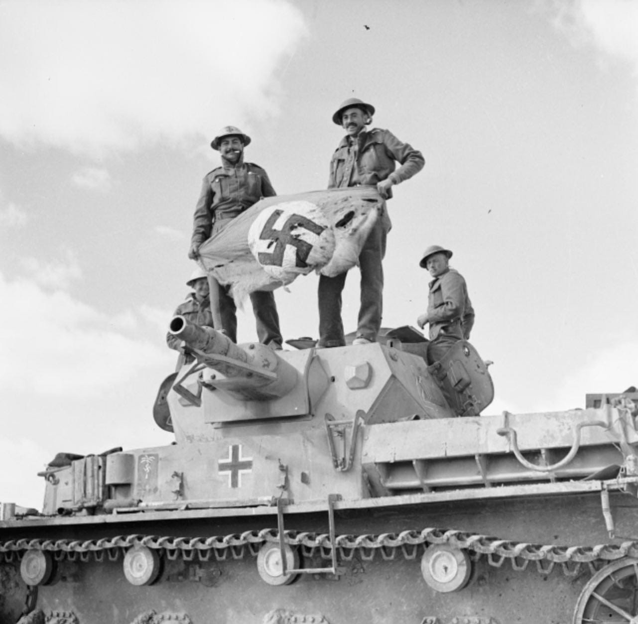 Panzer attack causes confusion in North Africa