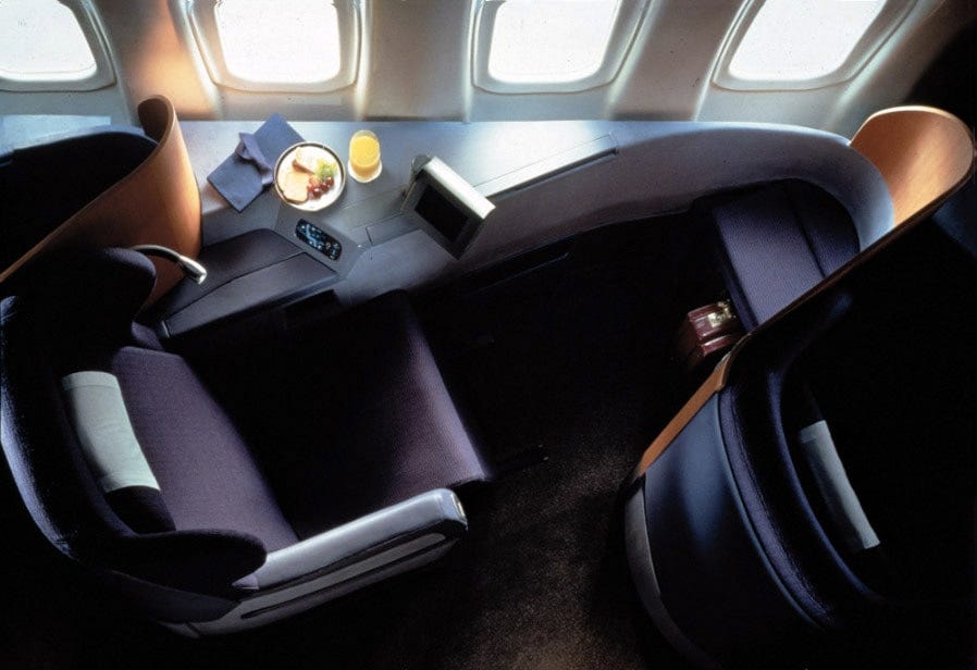 A Short History of First Class Plane Seats
