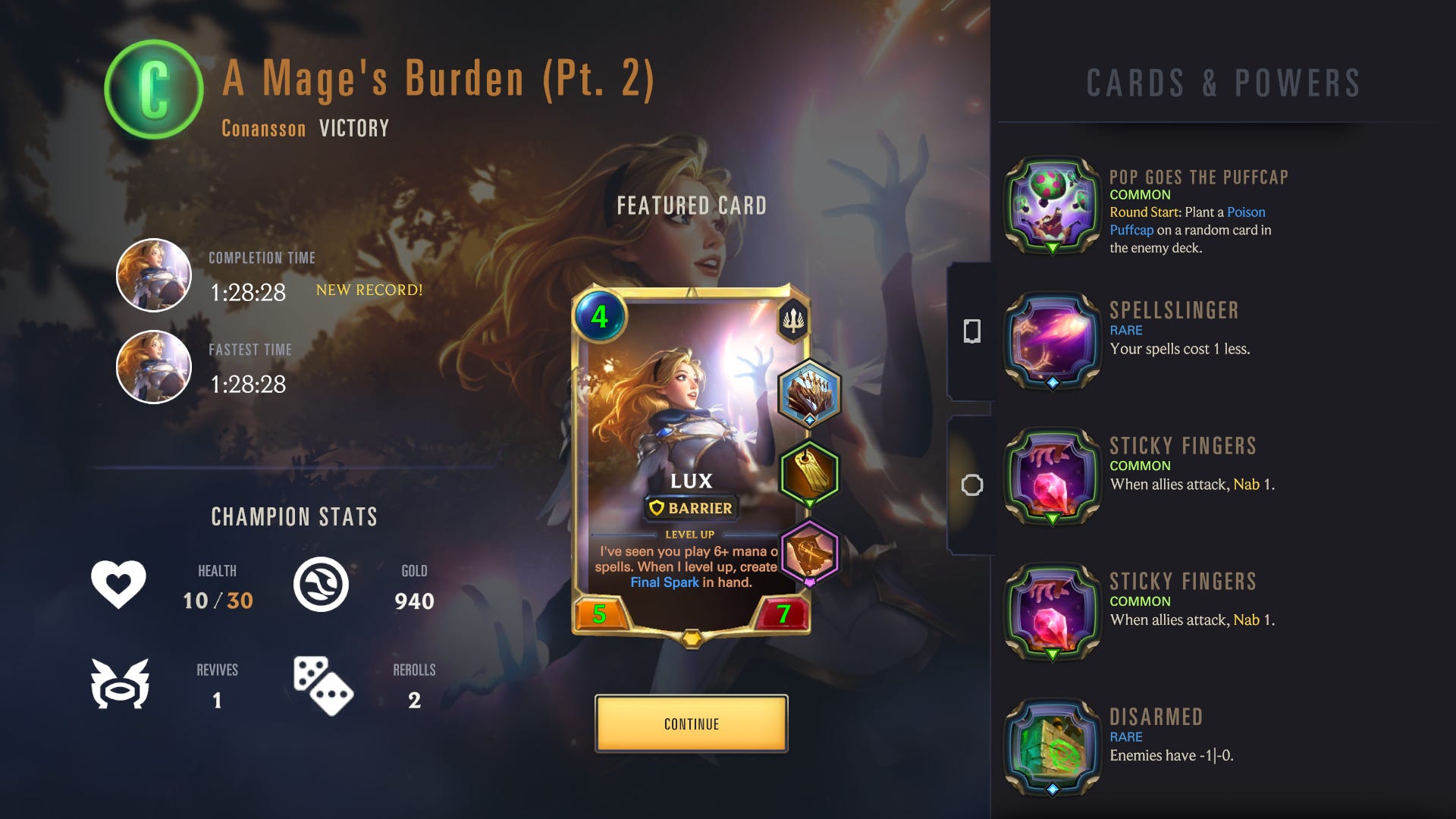 How I milled every encounter in Path of Champions