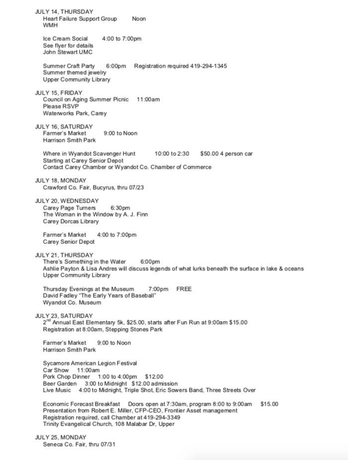 July Edition, Issue 1 - by Libby T. - The Village Gazette