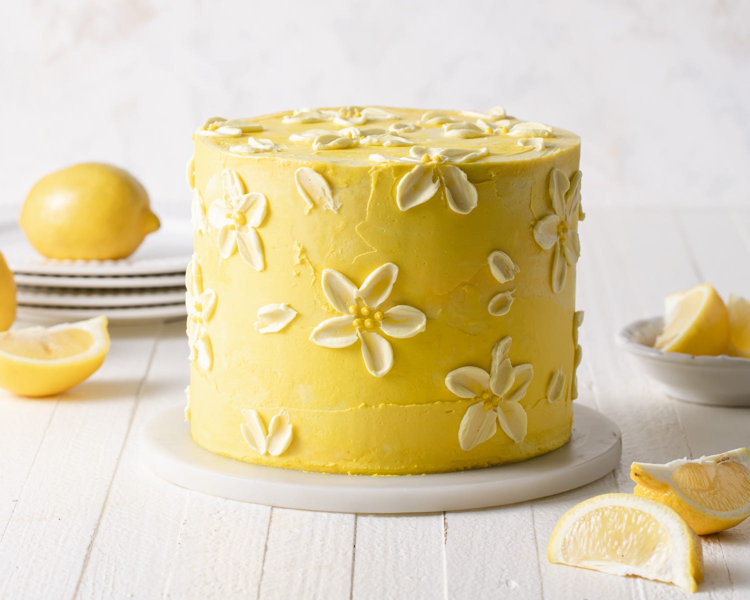 Lemon Shaped Cake