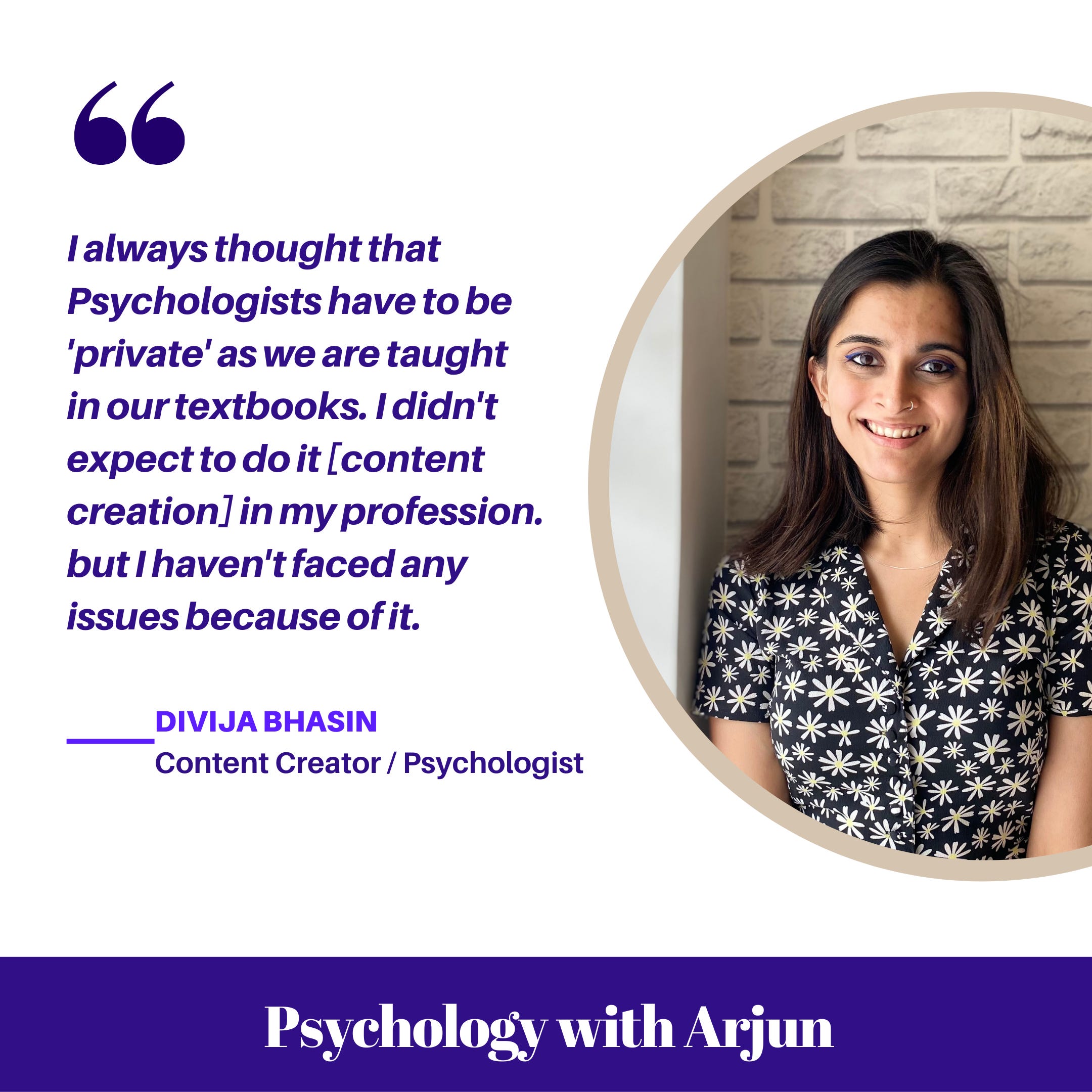 In Conversation With: Divija Bhasin - by Arjun Gupta