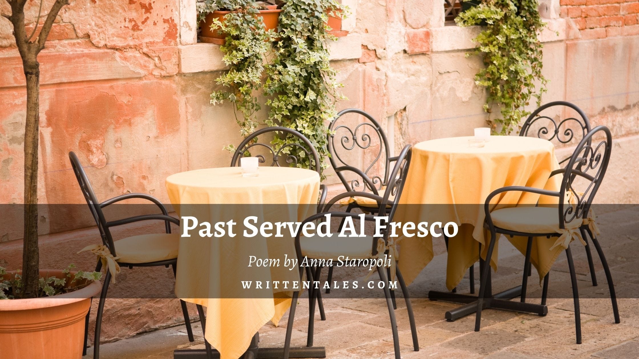 Colors, Tastes, and History Unite: 'Past Served Al Fresco' by Anna ...