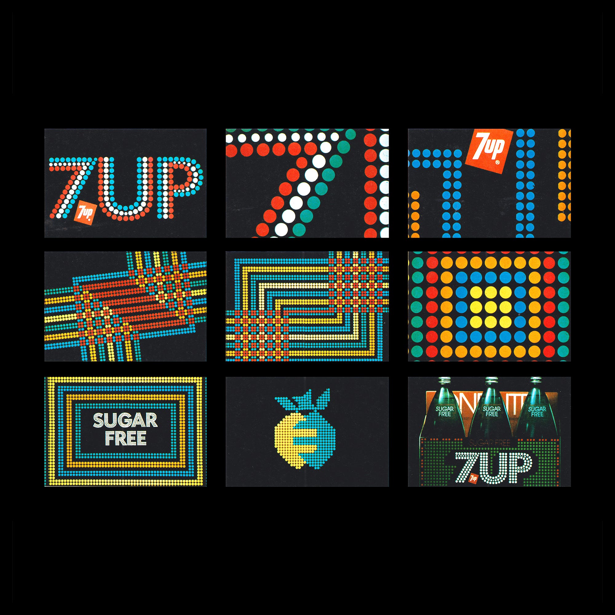 Discover the fascination story of the 7UP logo - Logo Histories