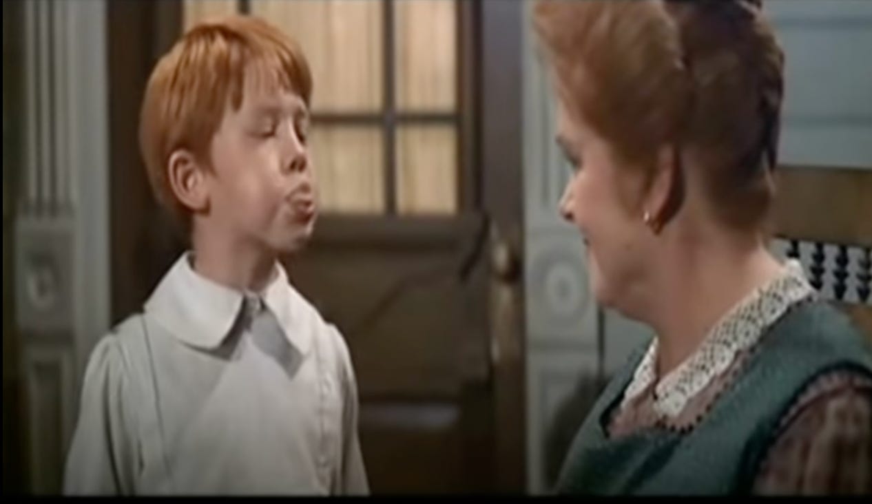 Winthrop Paroo (from "The Music Man") didn’t always lisp
