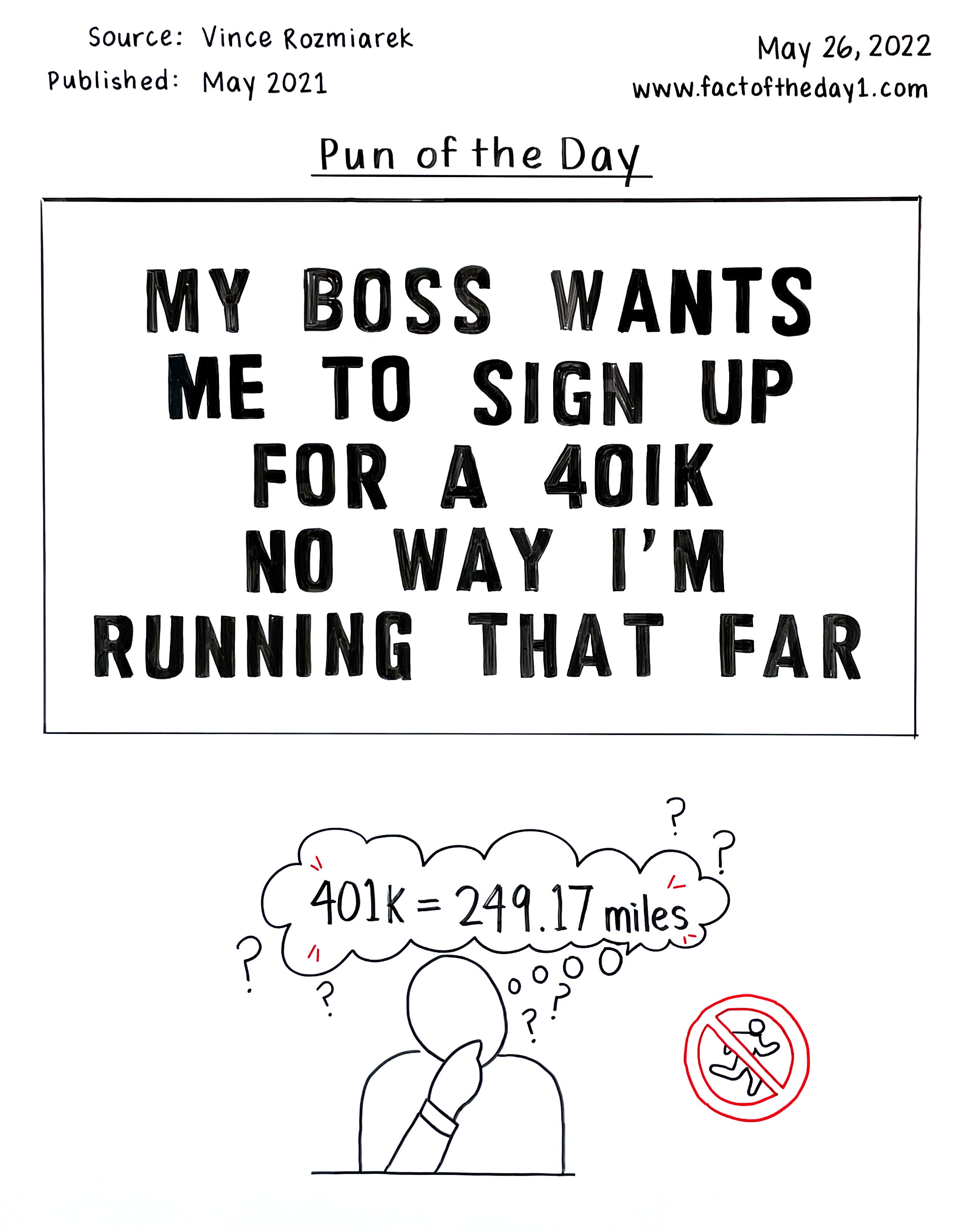 May 26: Pun of the Day - by Danny Sheridan