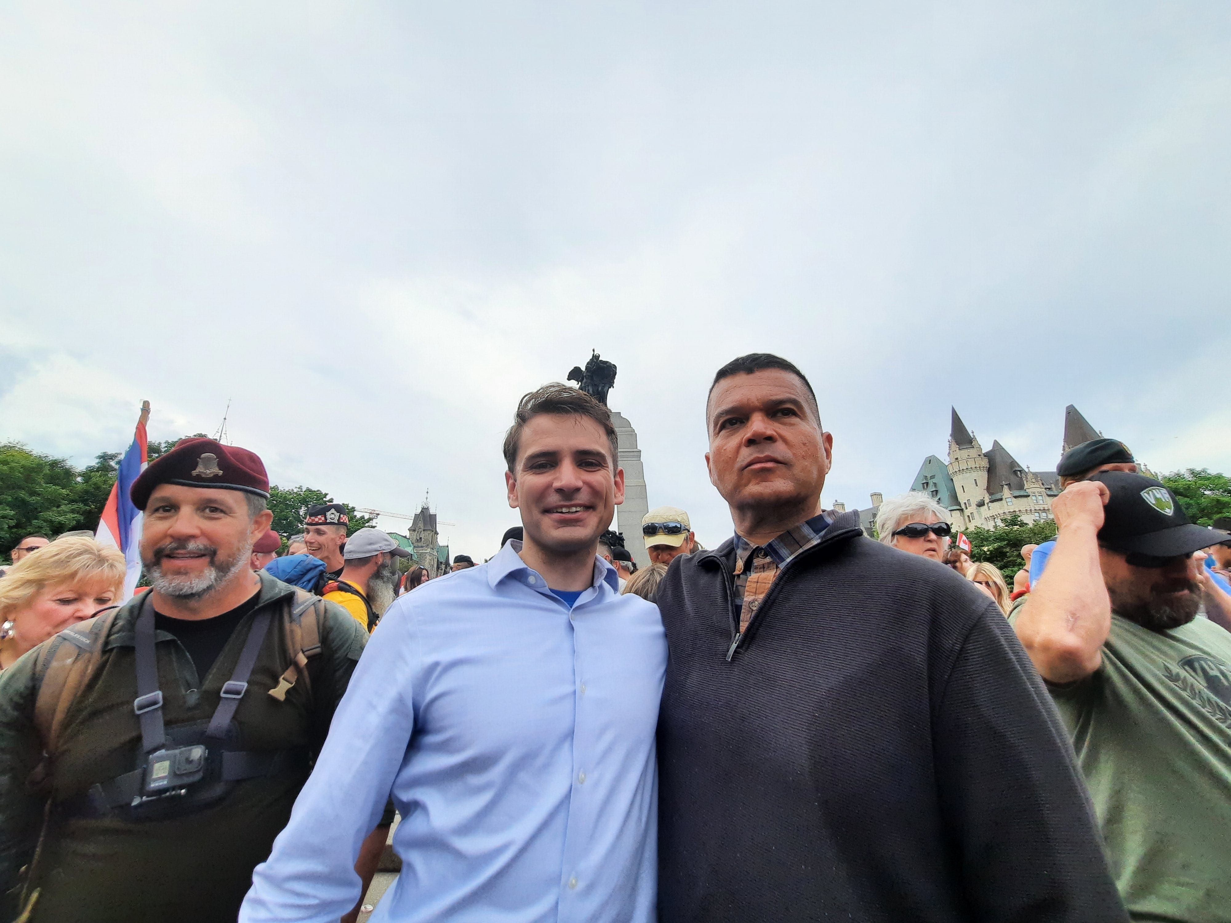 When James Topp, I, & security team arrive at the Tomb of the Unknown ...