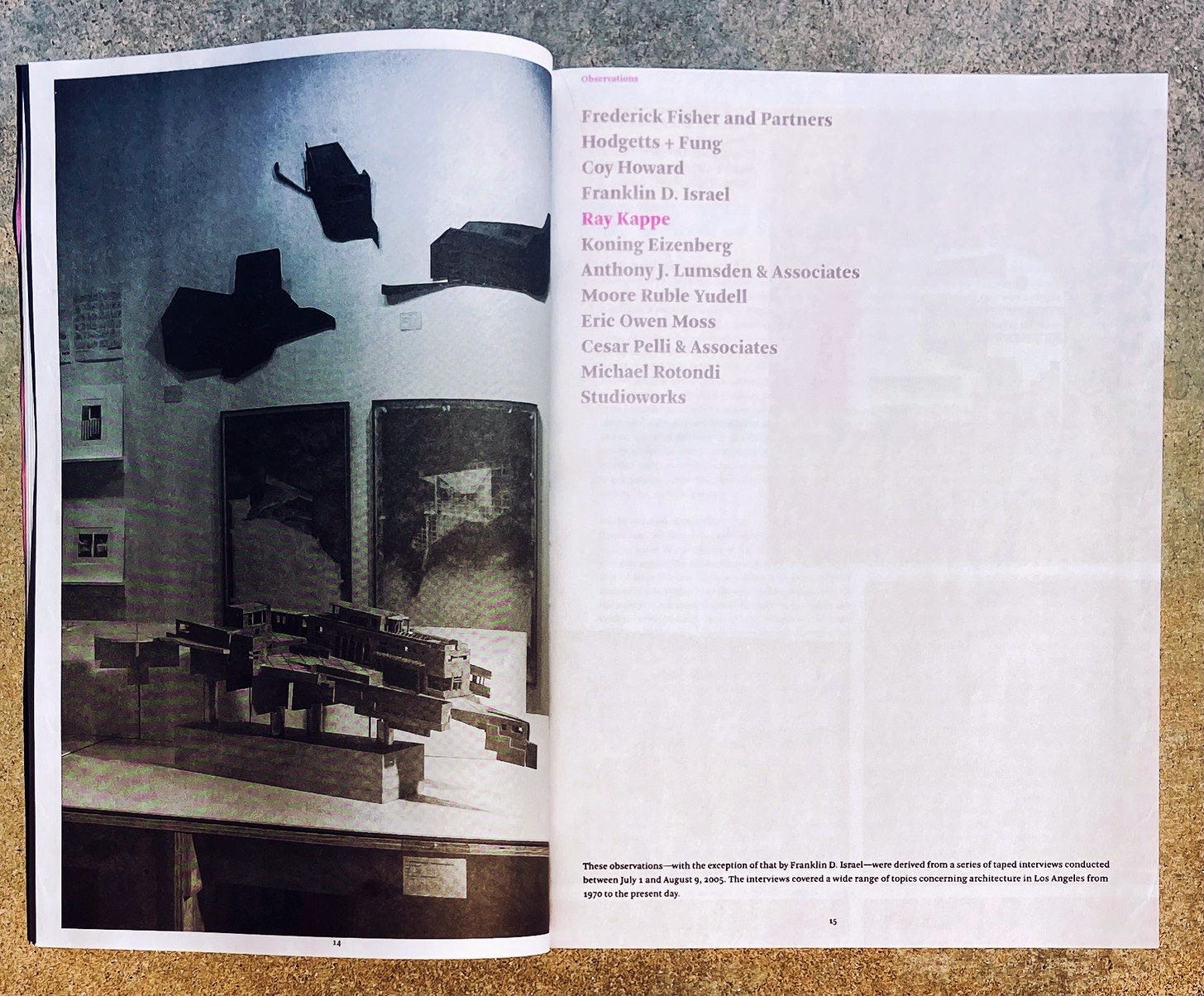 Ray Kappe - by Peter Martinez Zellner