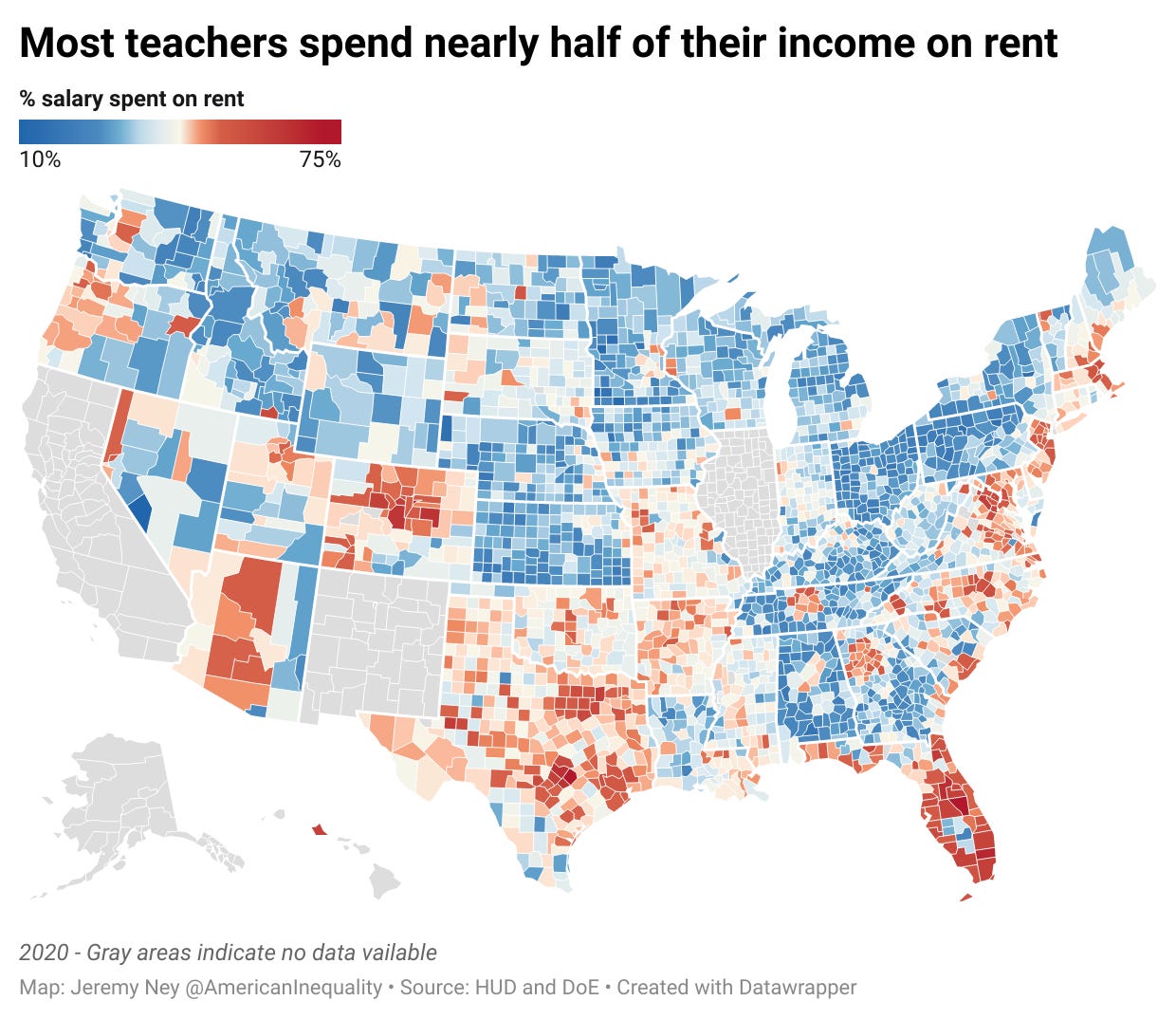 Teacher Pay and Inequality - by Jeremy Ney