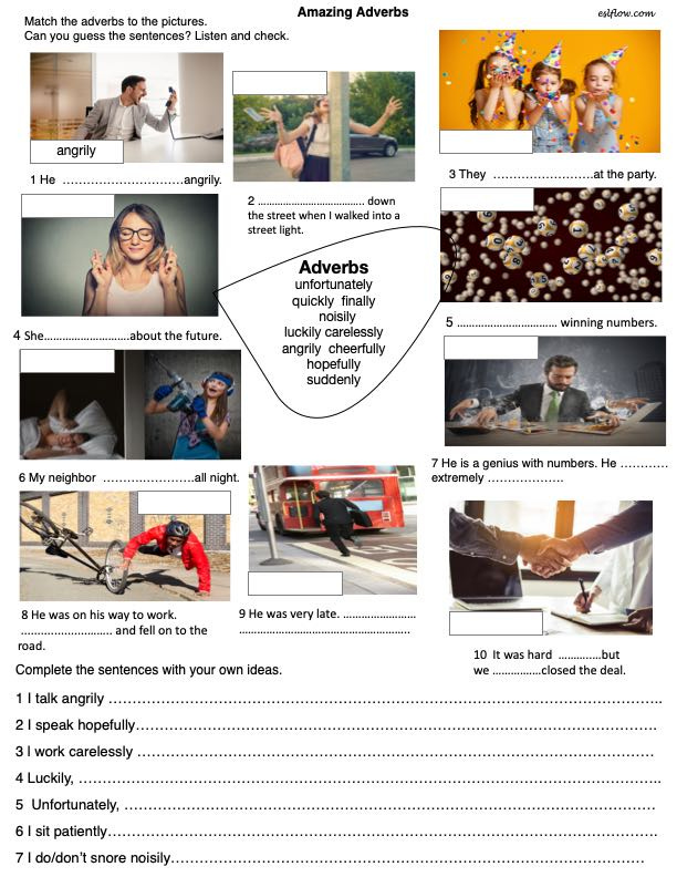 Amazing adverbs - by Peter Snashall - Eslflow’s Newsletter