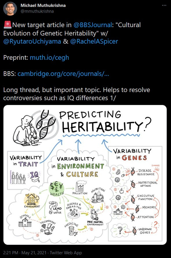 Cultural Evolution of Genetic Heritability