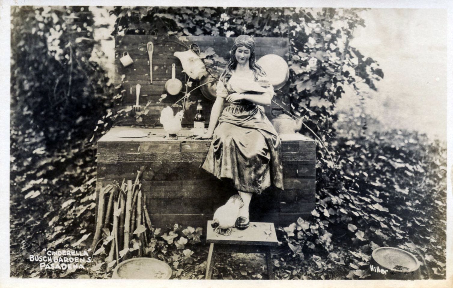 The Old Busch Gardens in Pasadena - by George Eberhart