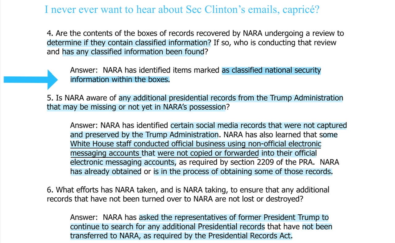 You should probably read the NARA & National Archivist Feb 18, 2022 ...