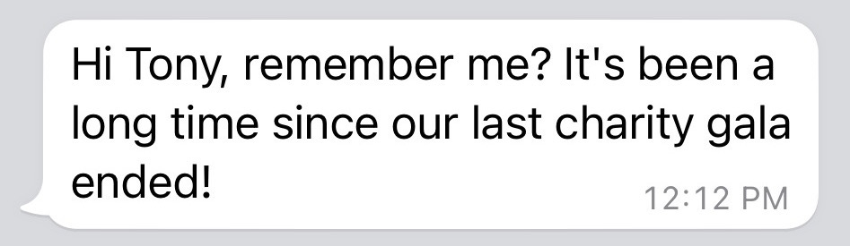 What's the deal with weird wrong-number texts?