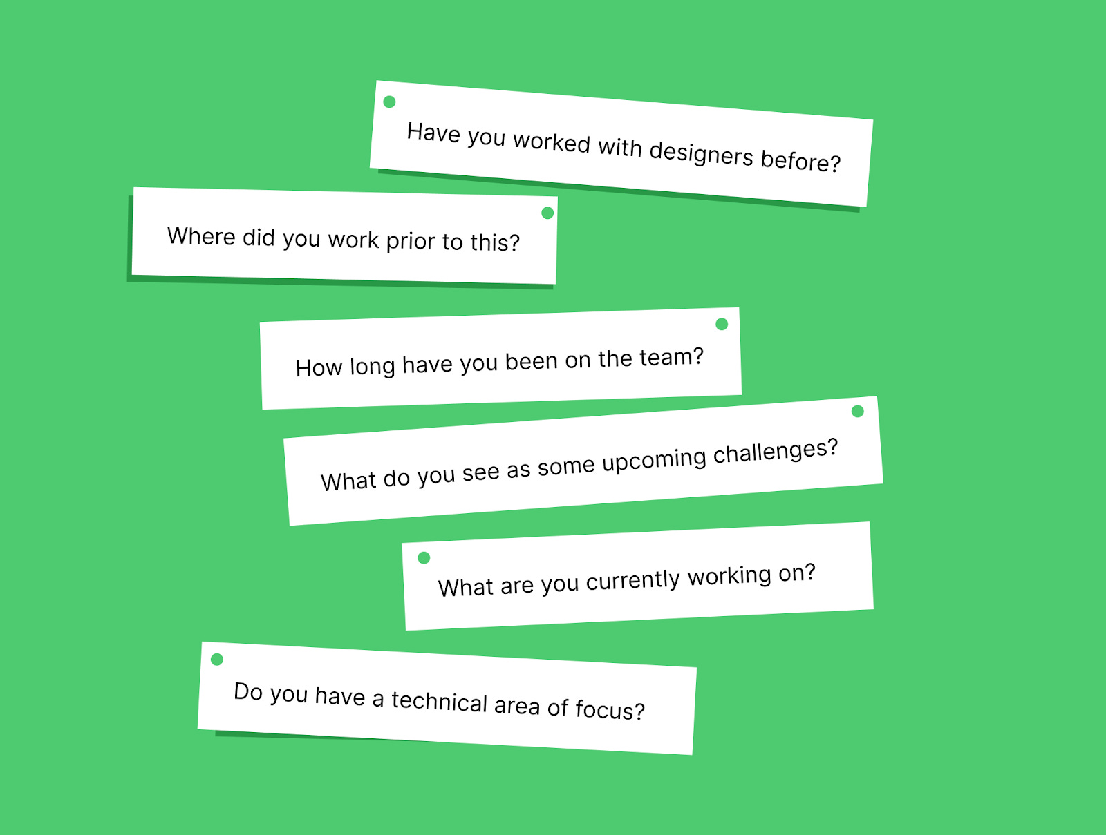 What Questions To Ask In Your First 1-1’s With Your New Teammates