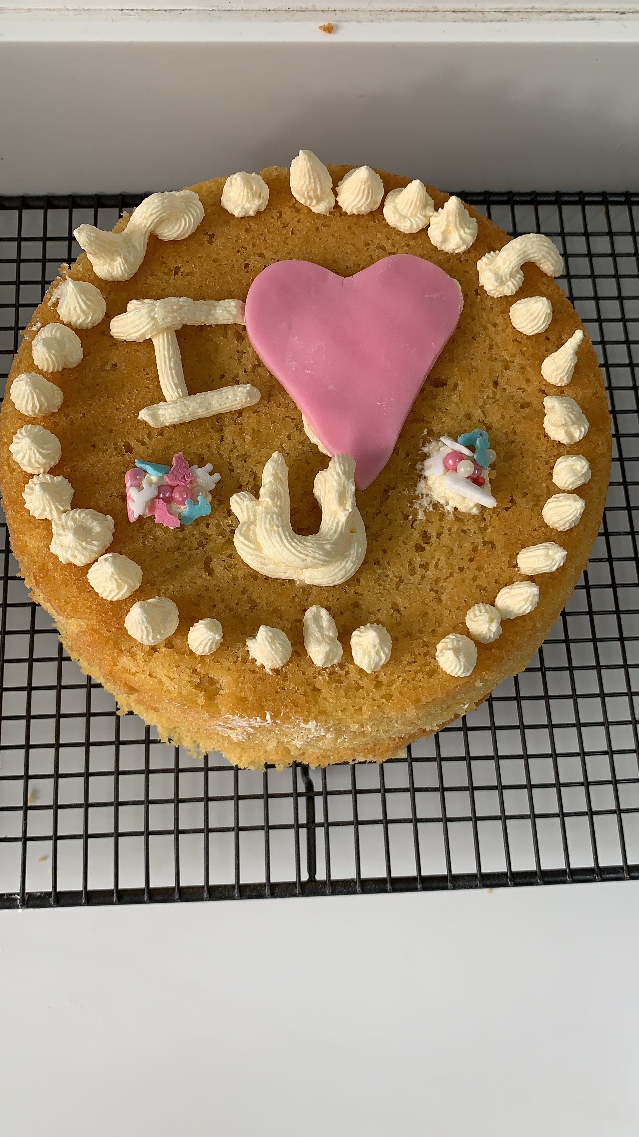 Birthday cake for nana - Baking the world with Dolly