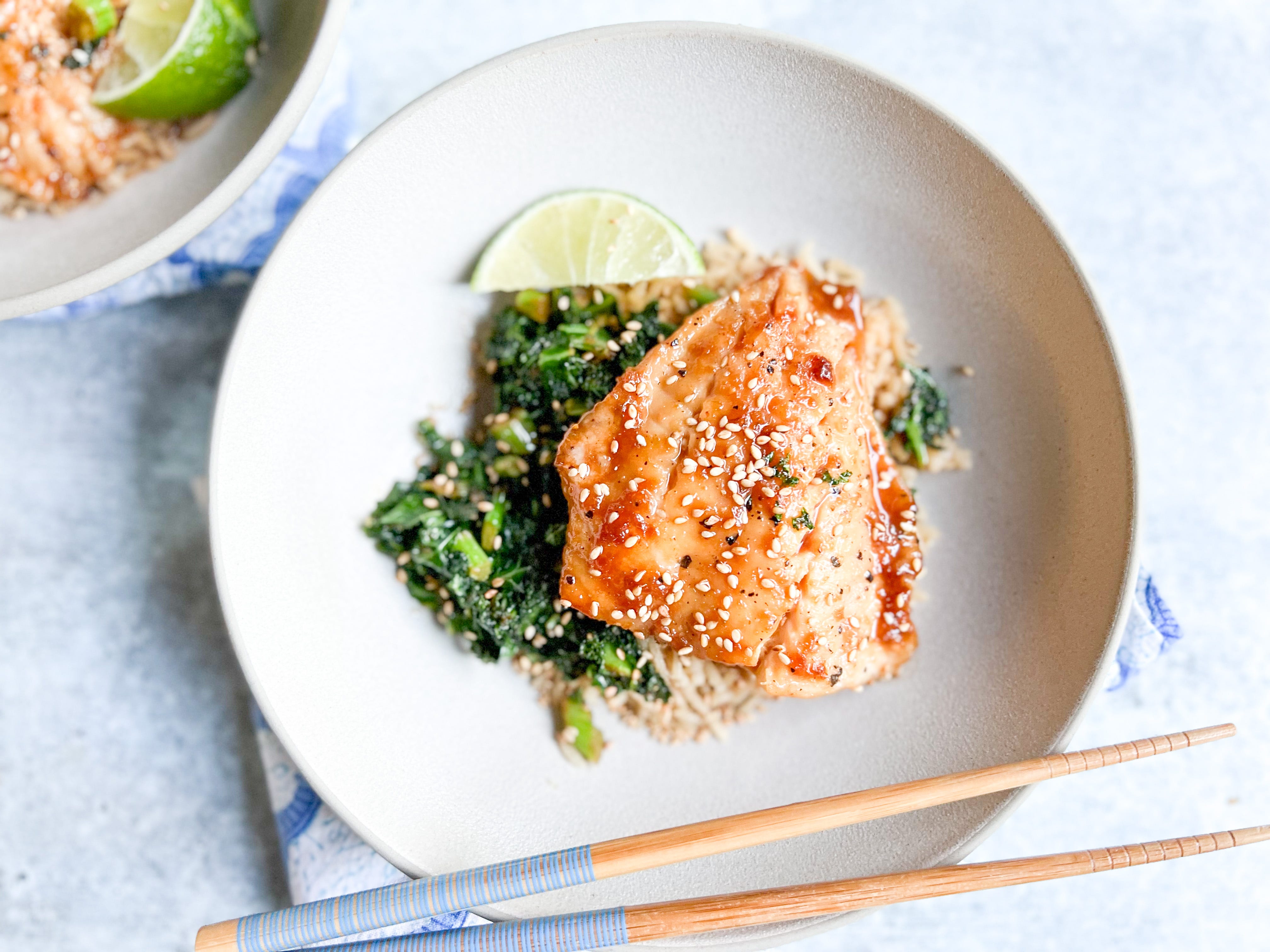 honey soy glazed cod - by Caroline Chambers