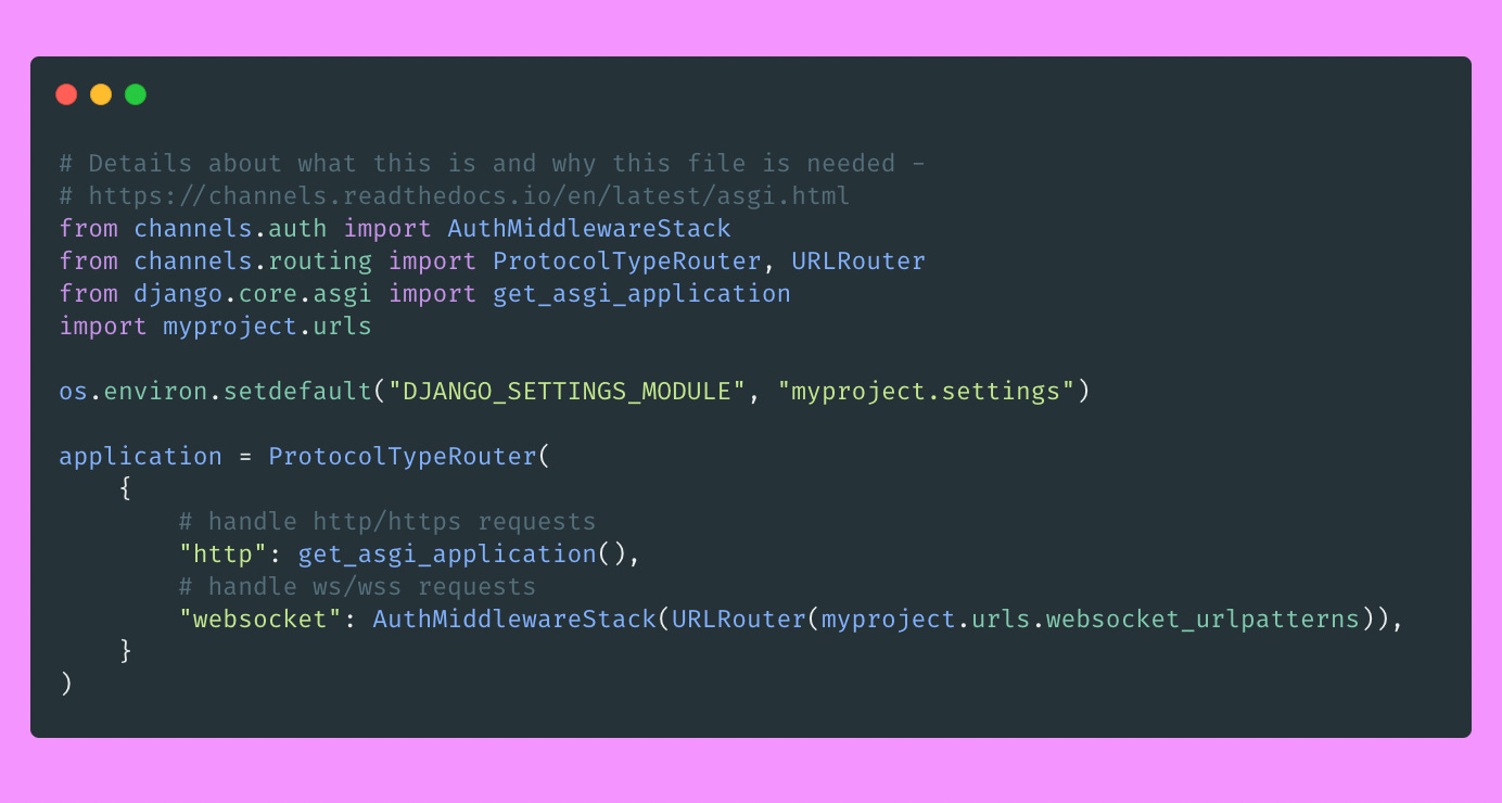 Setup WebSockets on a Django project - by deepansh mathur