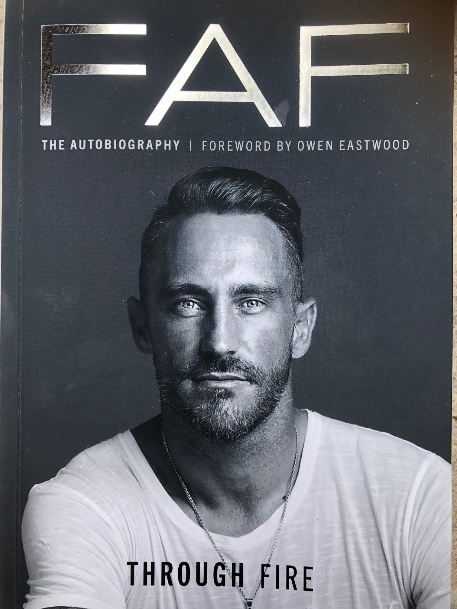 Faf and Mr Cricket's Wine - by Neil Manthorp