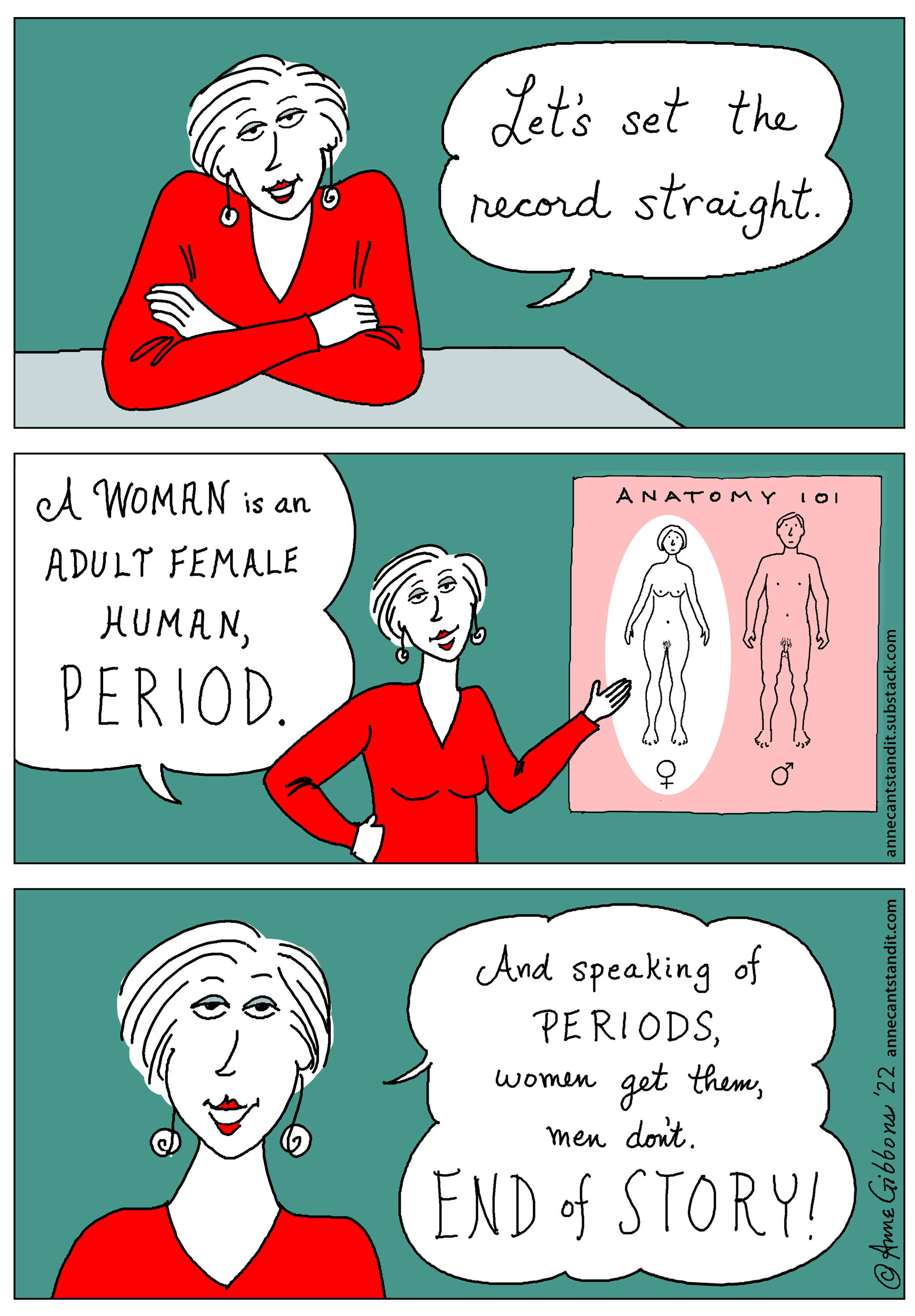 A Simple Fact - by Anne Gibbons - Anne Can't Stand It!