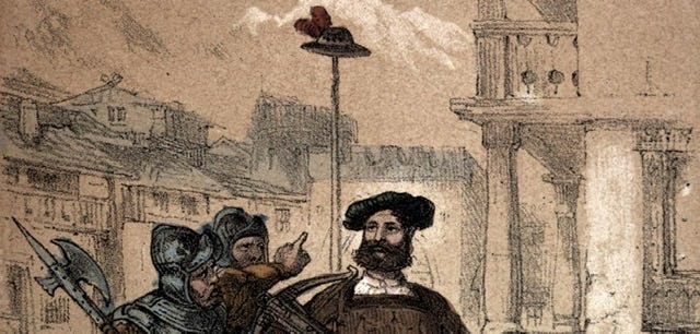 Bowing to Gessler's hat