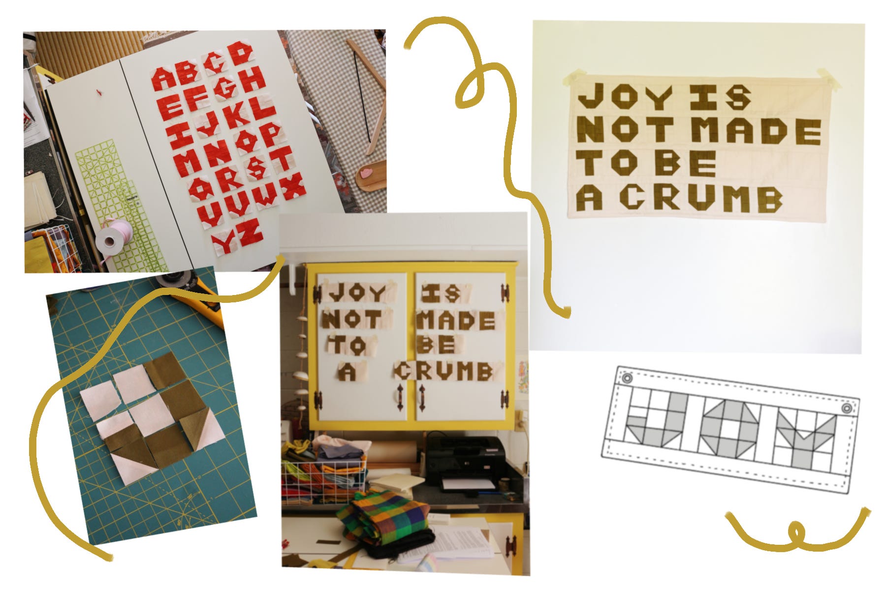 hello, Patchwork Alphabet zine! - by Amy Bornman - All Well