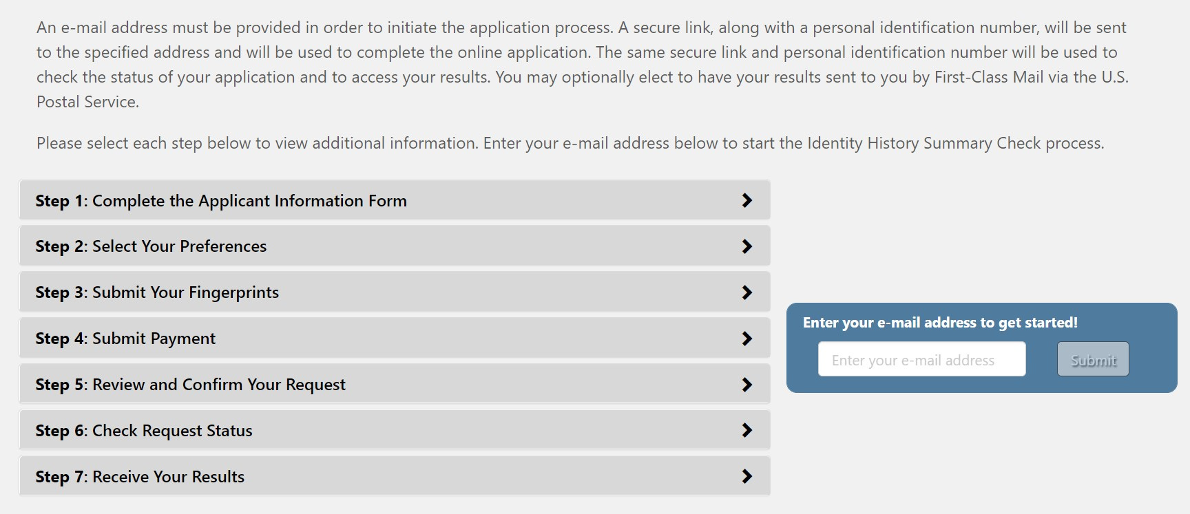 How to Get an FBI Criminal History Record Check