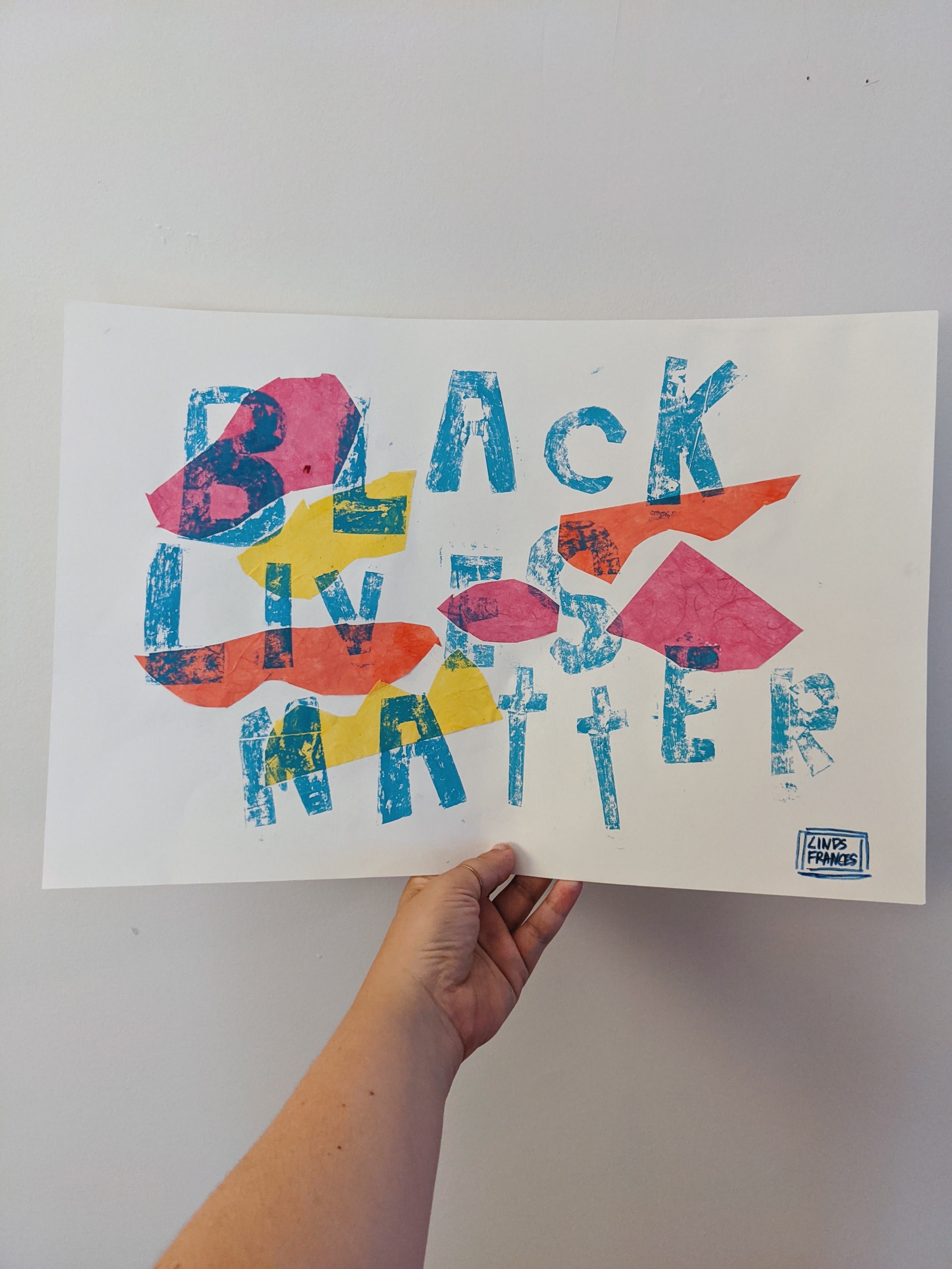 Make a Recycled Mixed Media Protest Sign