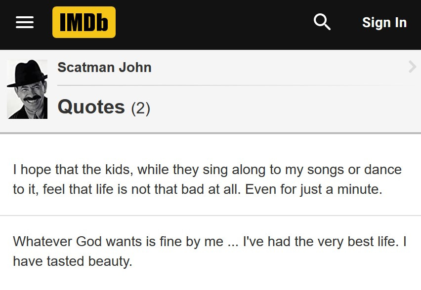 mysteries of the Scatman - by Brian Feldman - BNet